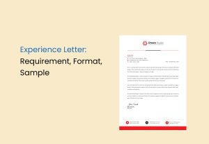 Experience Letter - Format in Word & Pdf (Download Templates)