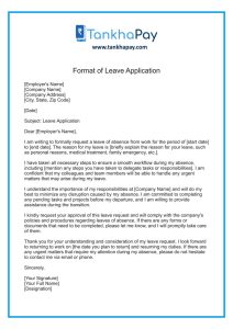 How to write a Leave Application for Office, School and College
