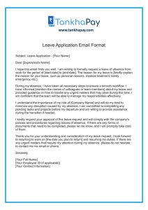 How to write a Leave Application for Office, School and College
