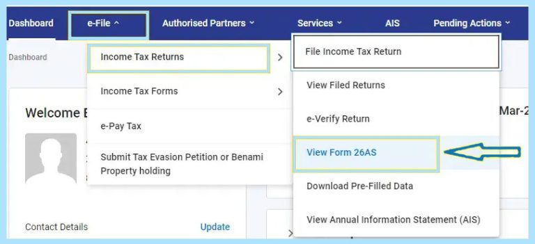 Income Tax Form 26AS - How to View & Download