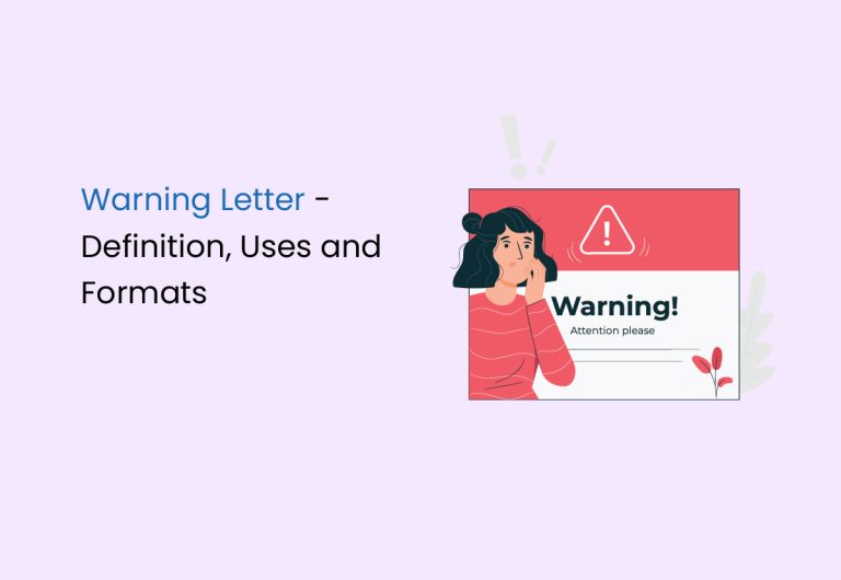 Warning Letter Format for Employee - Free Samples (2025)