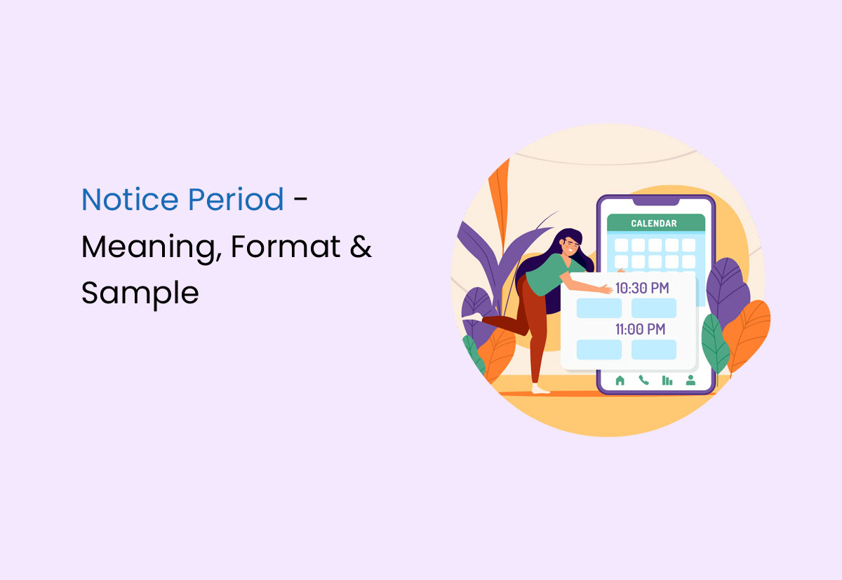Notice Period - Format in Word, & Pdf (Free Download)